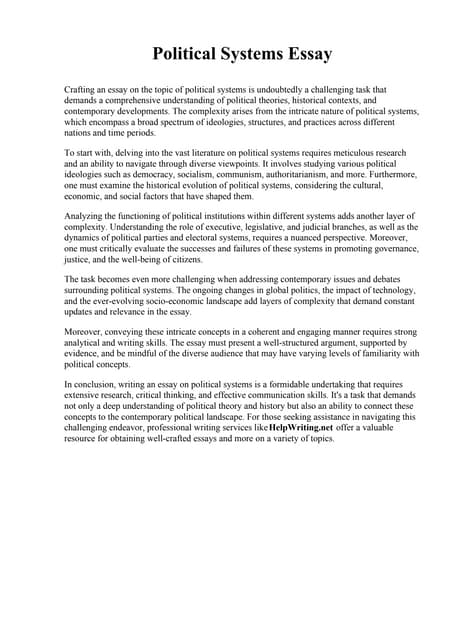Essay Government.pdf | Homework and Study | Education