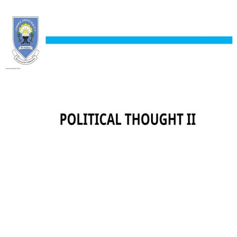 political thought 2.ppt of politics and philosophies | PPT