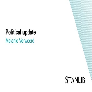 Political update by Melanie Verwoerd | PPT