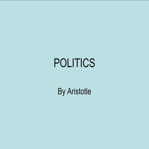 Politics | PPT
