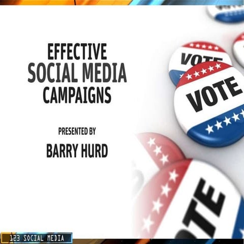 Social Media Political Campaigns | PPTX