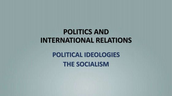 POLITICAL IDEOLOGIES - LENINISM | PPTX | Civic affairs | Politics