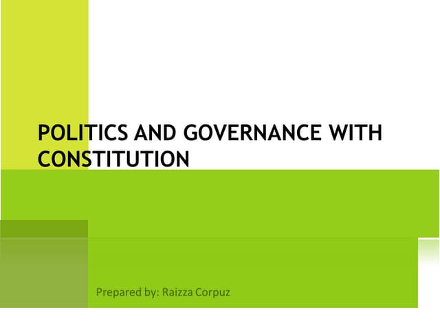 Governance | PPT