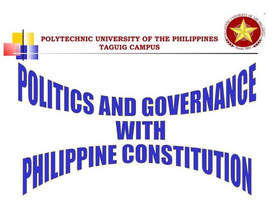 The 1987 philippine constitution | PPTX