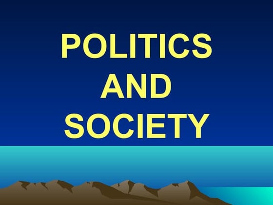 Political and Leadership Structures | PPTX | Politics
