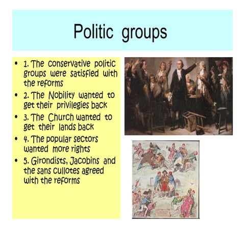 Politics groups of the french revolution | PPT