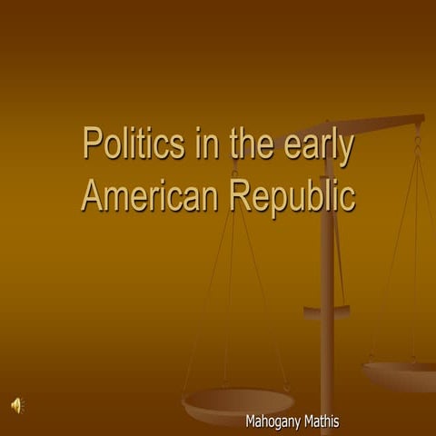 Federalists vs. Republicans | PPT