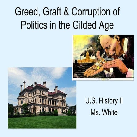 Politics in the gilded age | PPT