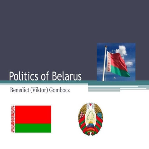 Politics of Belarus | PPTX