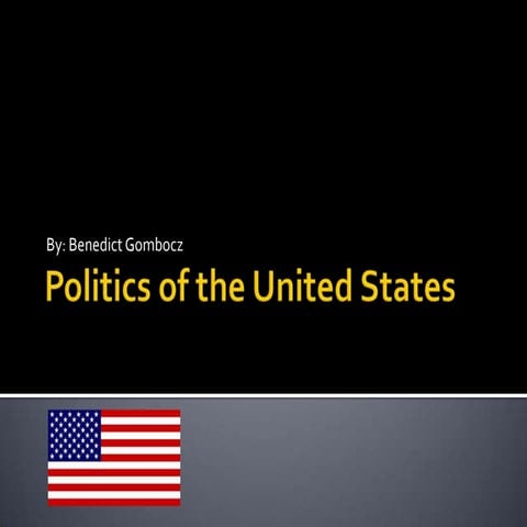 Politics of the United States | PPTX | Civic affairs | Politics