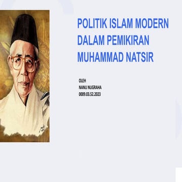 Politik Islam dalam Pemikiran Mohammad Natsir.pptx