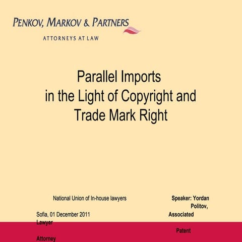 Politov - Parallel Import v.EN