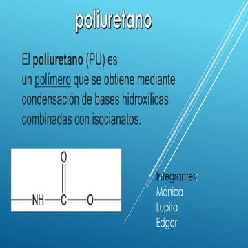 Poliuretano | PPTX