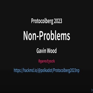 Polkadot Non-Problems protocol berg.pptx