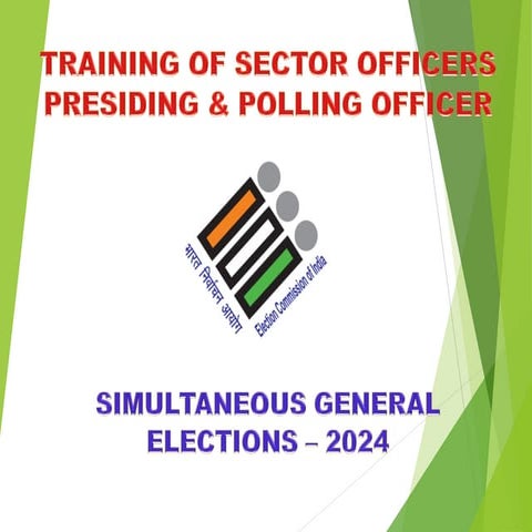 Election training for polling officer and prisiding officer | PPT
