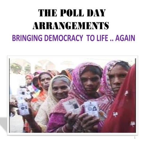 Poll day arrangements | PPT