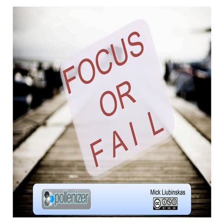 Focus or Fail: Why and How Startups Get Focused | PPT