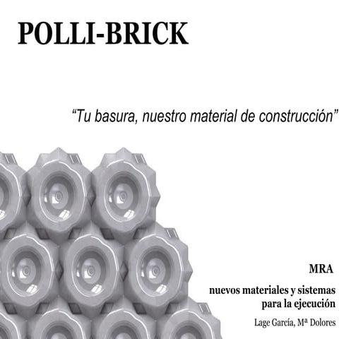 Polli brick_Plástico reciclado PET | PPT
