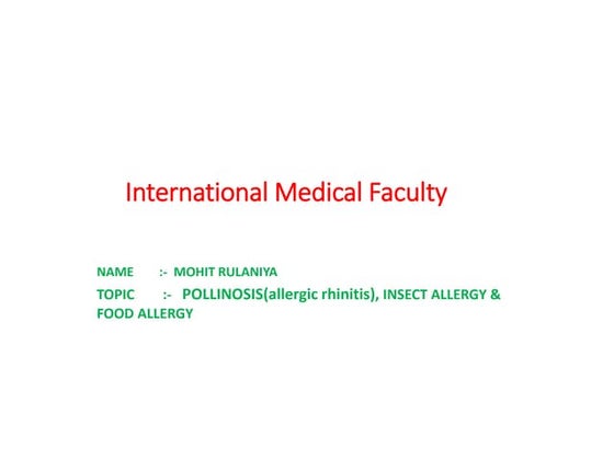 Allergic Rhinitis | www.mindheal.org