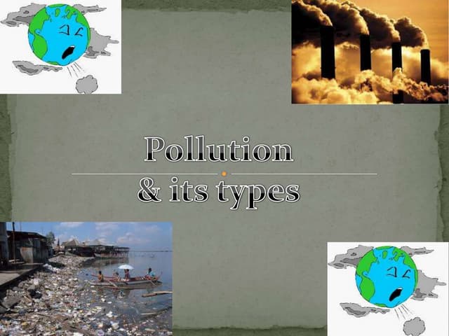 Pollution Class 5 NCERT BASED PRESENTATION | PPTX