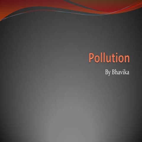 Pollution | PPTX