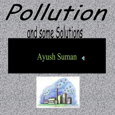 Mind map of environmental issues