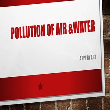 Pollution | PPTX