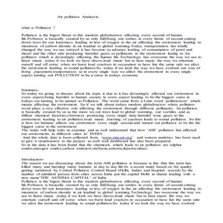 Air Pollution & Global Warming | PPTX