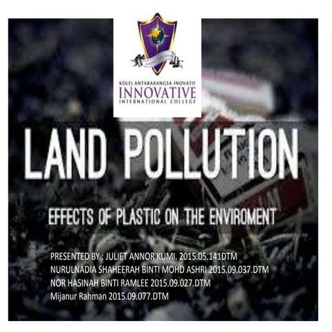 Land Pollution | PPTX