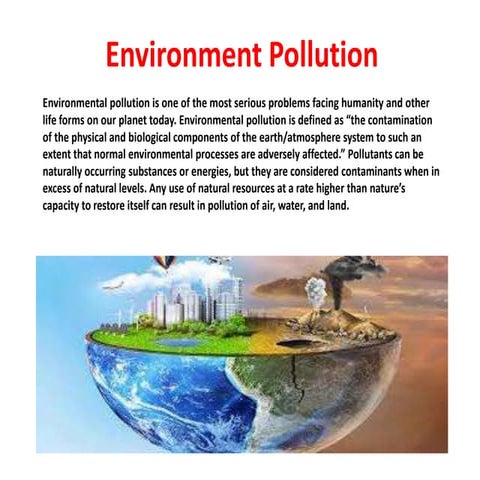 Pollution | PPTX