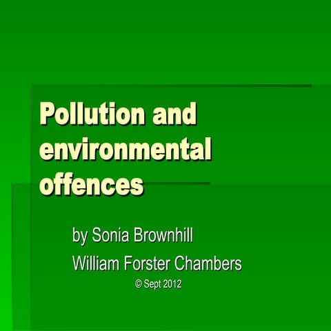 Pollution-and-environmental-offences.ppt