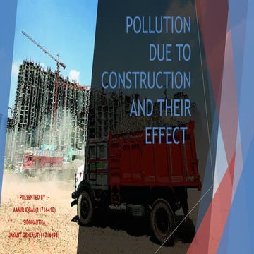 Pollution due-to-constructionand-their-effect | PPT