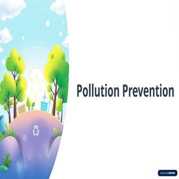 Pollution-Prevention method.pptx method to prevent | PPTX