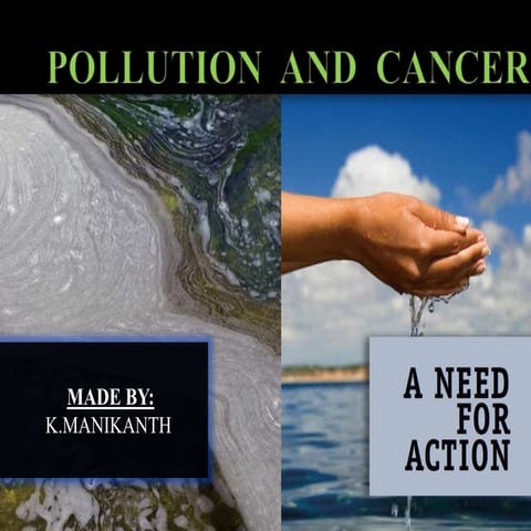 Pollution & cancer | PPTX