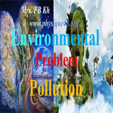 Pollution of air , water and land | PDF