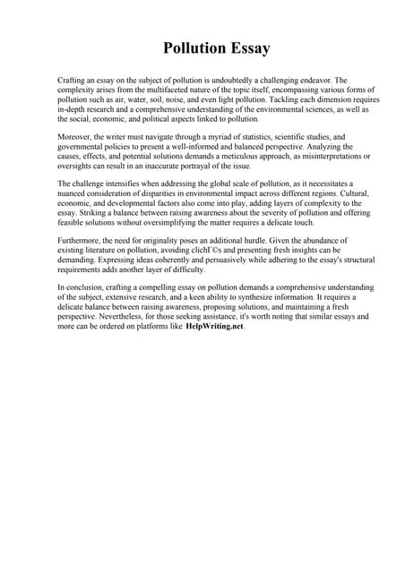 Essay On Deforestation.pdf