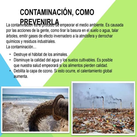 Contaminación del agua ingles | PPTX