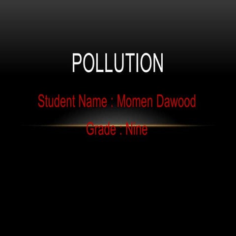 ENVIRONMENTAL HAZARDS | PPTX