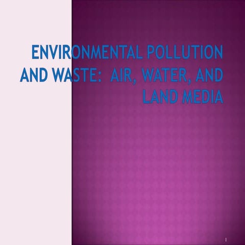 Pollution project file in this file school | PPT
