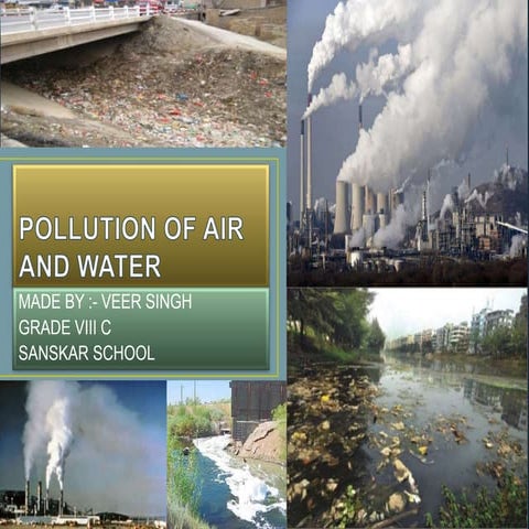 Pollution of air and water | PPT