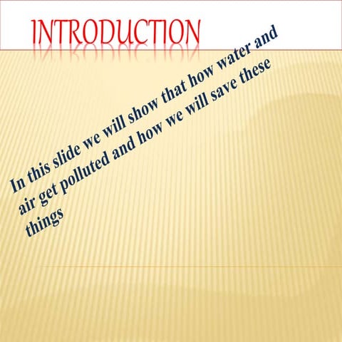 Pollution of air | PPT