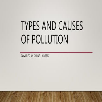 Types of Pollution | PPTX