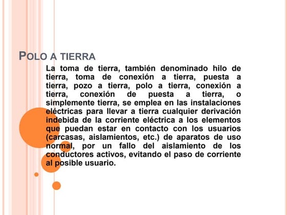 Diagrama de un sistema puesta tierra | PDF