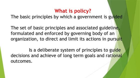 School Policies and Their Functions School Policies and Their Functions ...