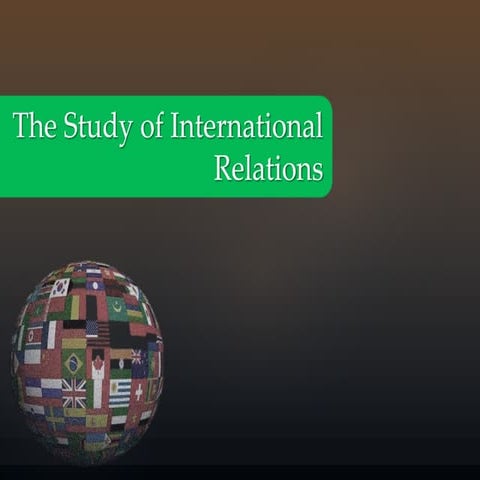 Introduciton to international relation | PPTX
