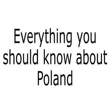Everything you should know about Poland | PPTX