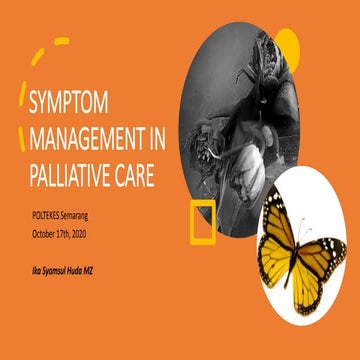 SYMPTOMS MANAGEMENT IN PALLIATIVE CARE | PDF