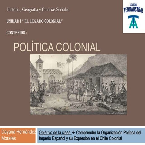 Política colonial | PPTX