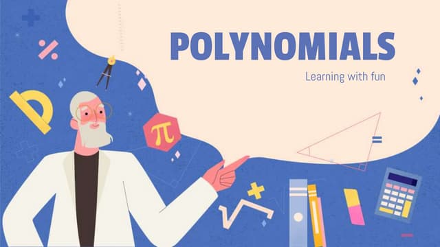 Polynomials Pptx 7104