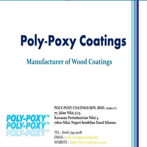 Poly poxy coatings presentation | PPT